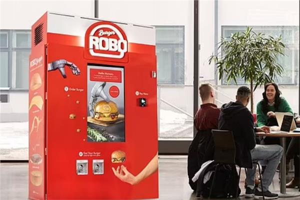RoboBurger: Vending machine that serves fresh burgers using artificial ...
