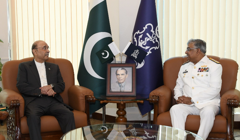 PRESIDENT MR. ASIF ALI ZARDARI VISITS NAVAL HEADQUARTERS AND LAUDS PN’S ...